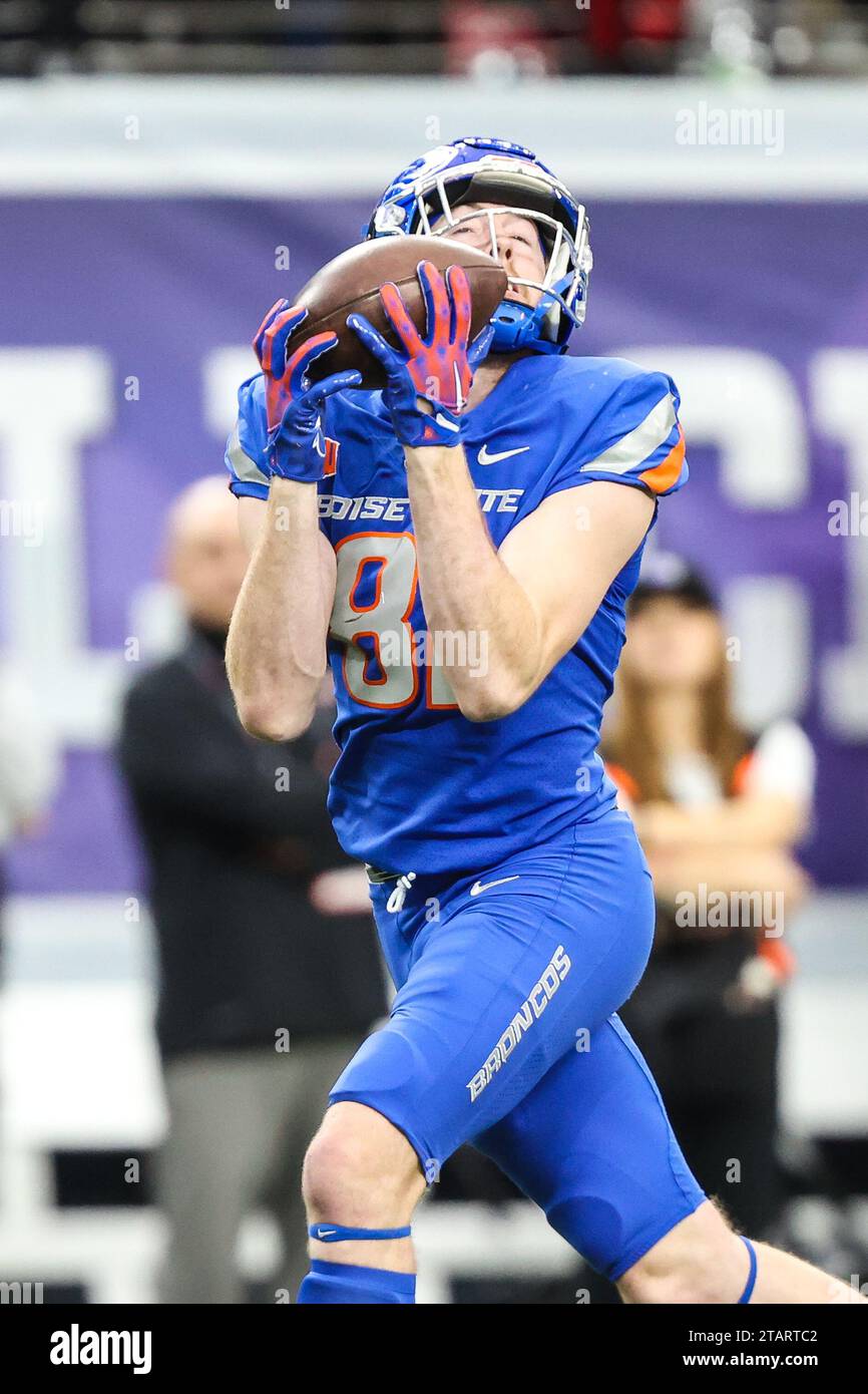 Las Vegas, NV, USA. 02nd Dec, 2023. Boise State Broncos wide receiver ...