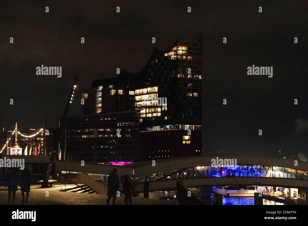 Hamburg, Germany - December 2, 2023: The Elbphilharmonie in Hamburg ...