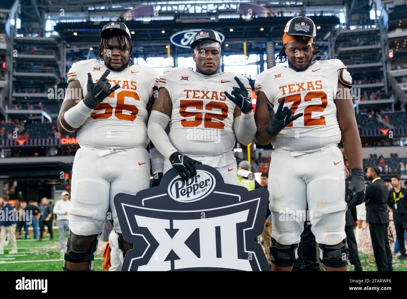 ARLINGTON, TX - DECEMBER 02: Texas Longhorns offensive lineman Cameron ...