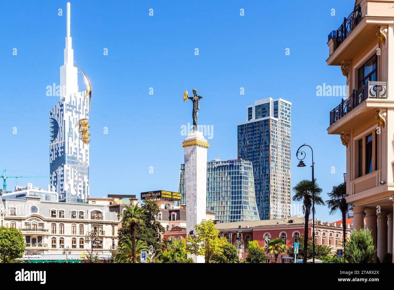 Batumi, Georgia - September 15, 2023: skyline of Batumi city with ...