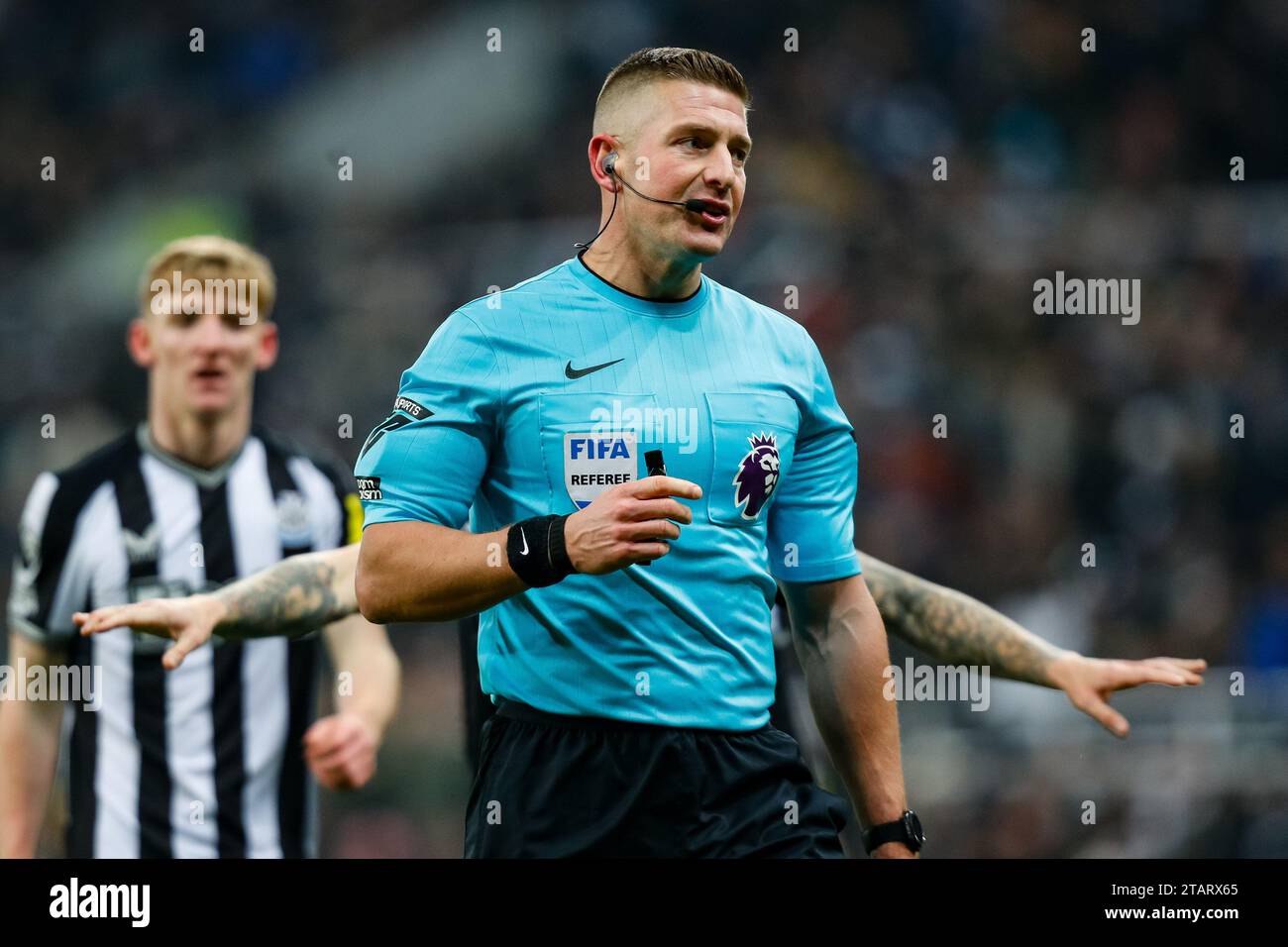 2nd December 2023; St James' Park, Newcastle, England; Premier League Football, Newcastle United ...