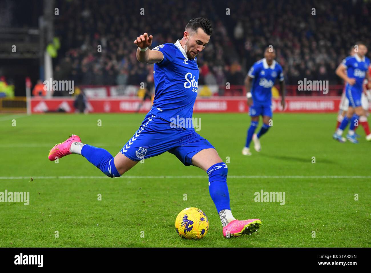 Jack Harrison of Everton during the Premier League match between ...