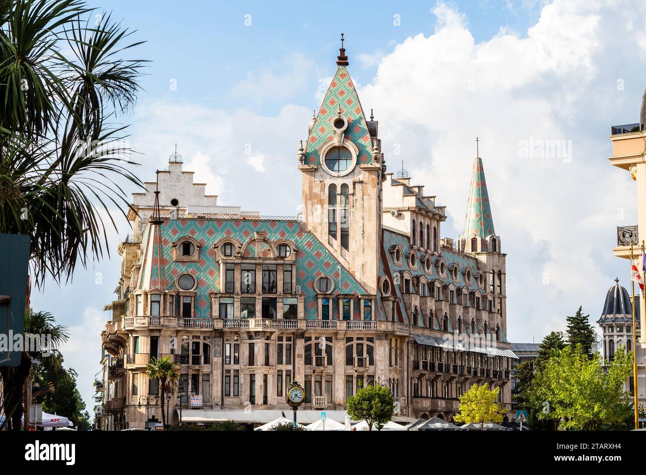 Batumi, Georgia - September 17, 2023: ornamental house on Nikoloz ...