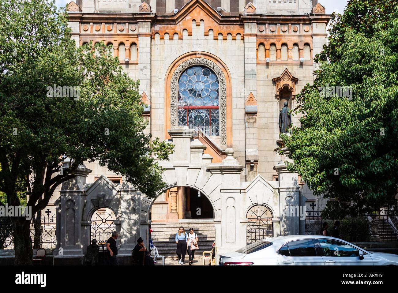 Batumi, Georgia - September 17, 2023: gates of Batumi Cathedral of the ...