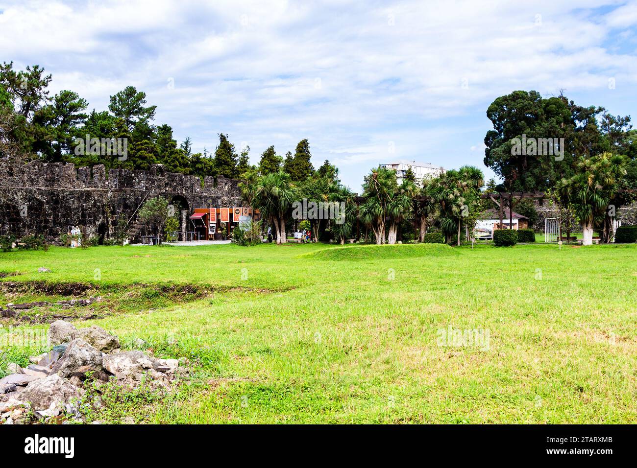 Gonio, Georgia - September 18, 2013: square in Gonio Fortress ancient ...
