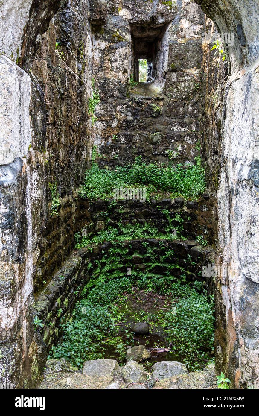 Gonio, Georgia - September 18, 2013: inside tower of Gonio Fortress ...