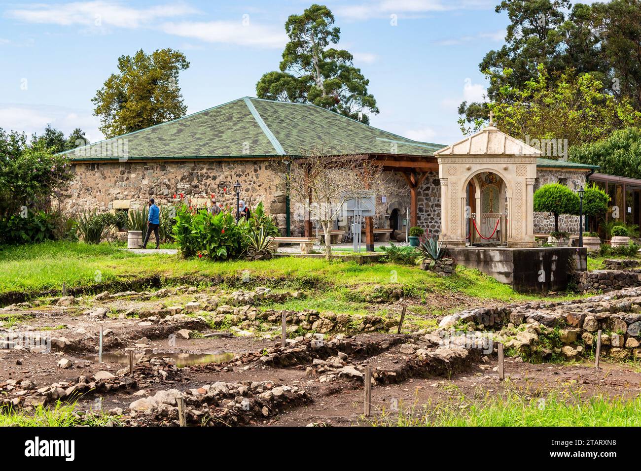 Gonio, Georgia - September 18, 2013: grave of Apostle Matthias and ...
