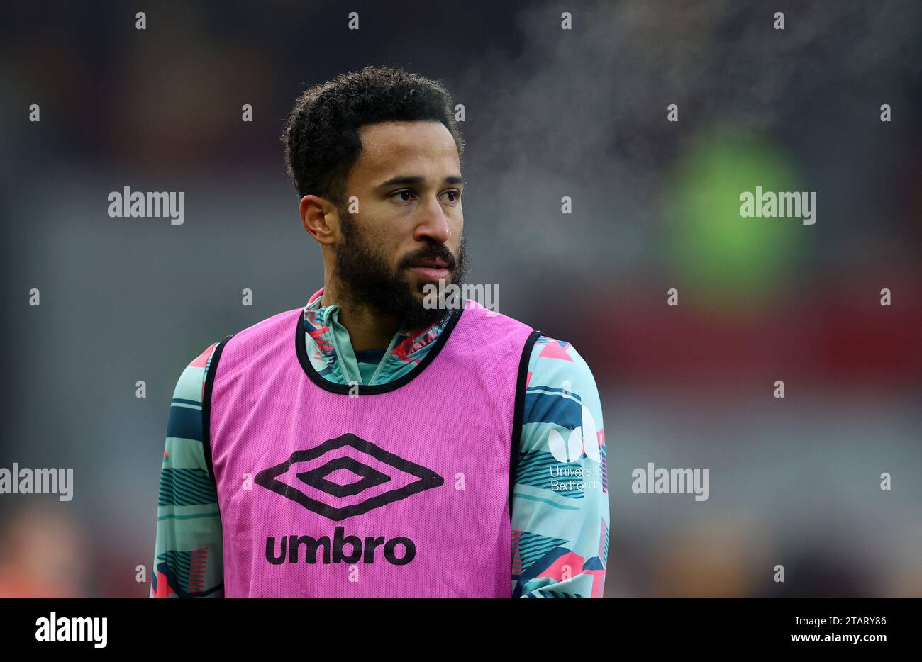 London, UK. 2nd Dec, 2023. Andros Townsend of Luton Town during the ...
