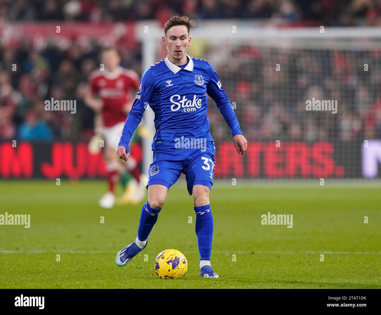 Nottingham, UK. 2nd Dec, 2023. James Garner of Everton during the ...