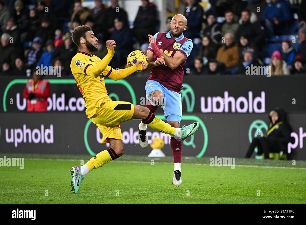 Turf Moor, Burnley, Lancashire, UK. 2nd Dec, 2023. Premier League ...