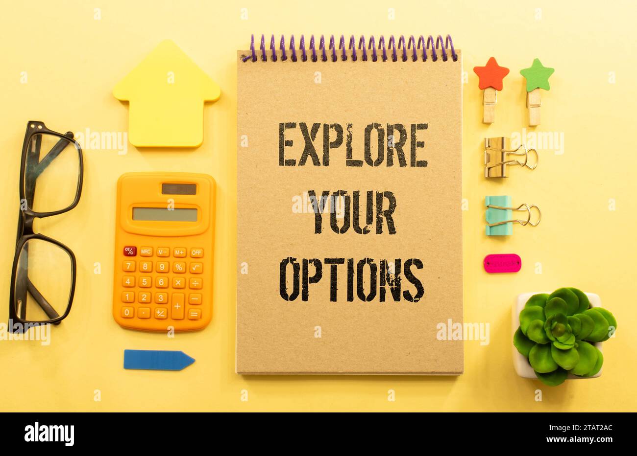 Explore your options. Business, education, problems and solving concept ...
