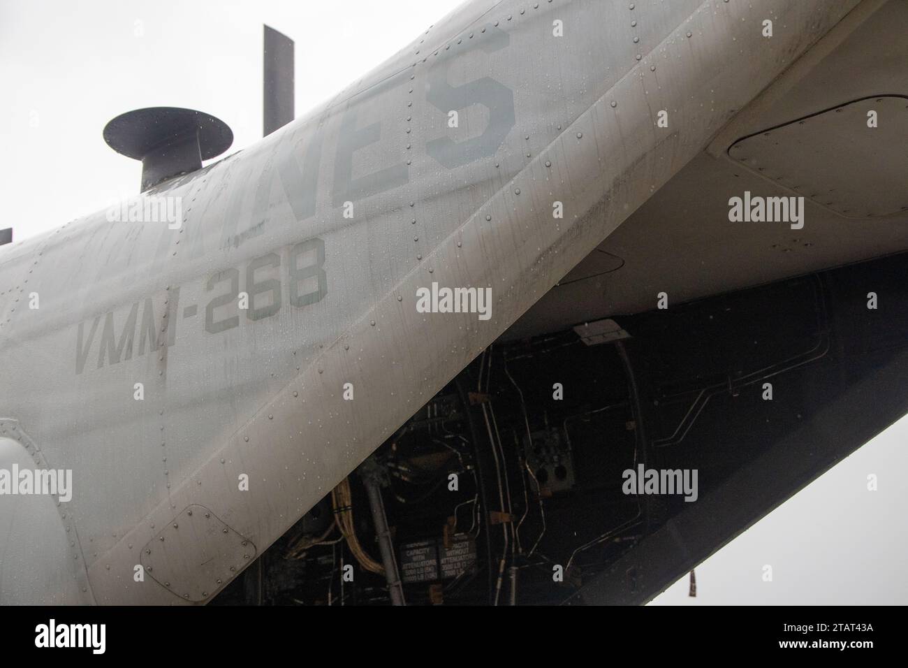 U.S. Marines with Marine Medium Tiltrotor Squadron (VMM) 268, Marine ...