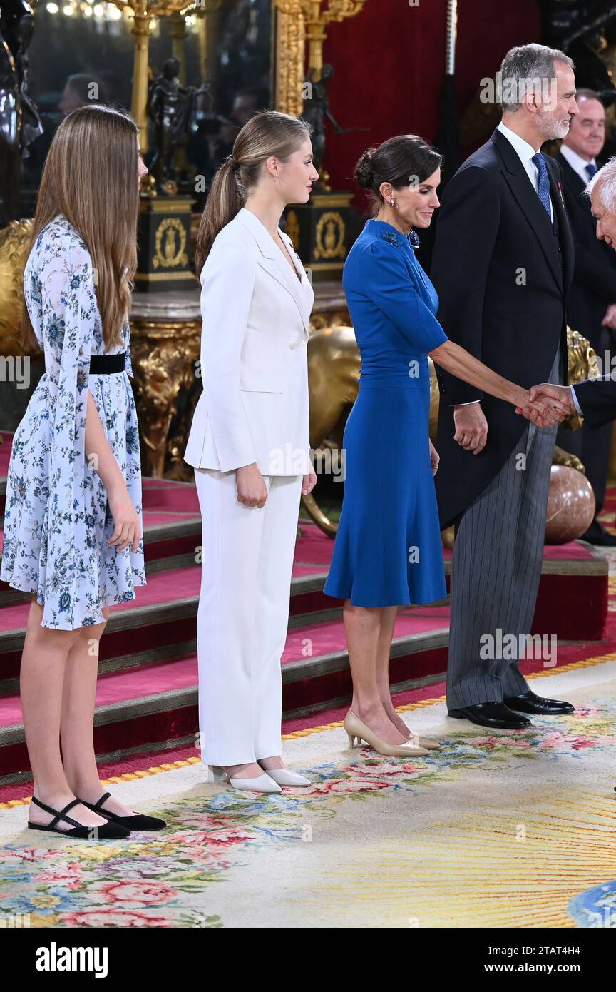 Crown Princess Leonor of Spain for the ceremony of Crown Princess ...