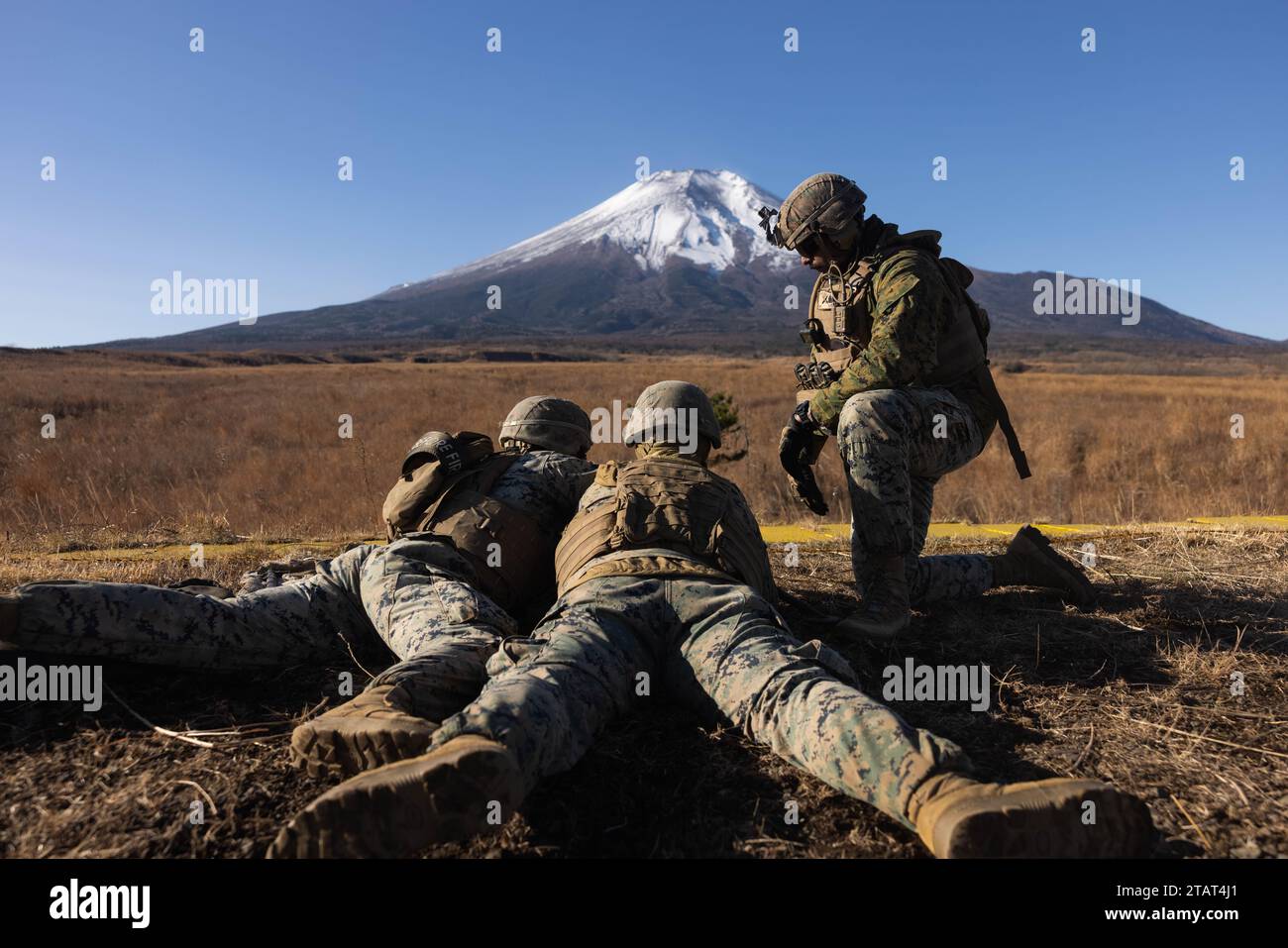 U.S. Marines fire an M240B machine gun during Artillery Relocation ...