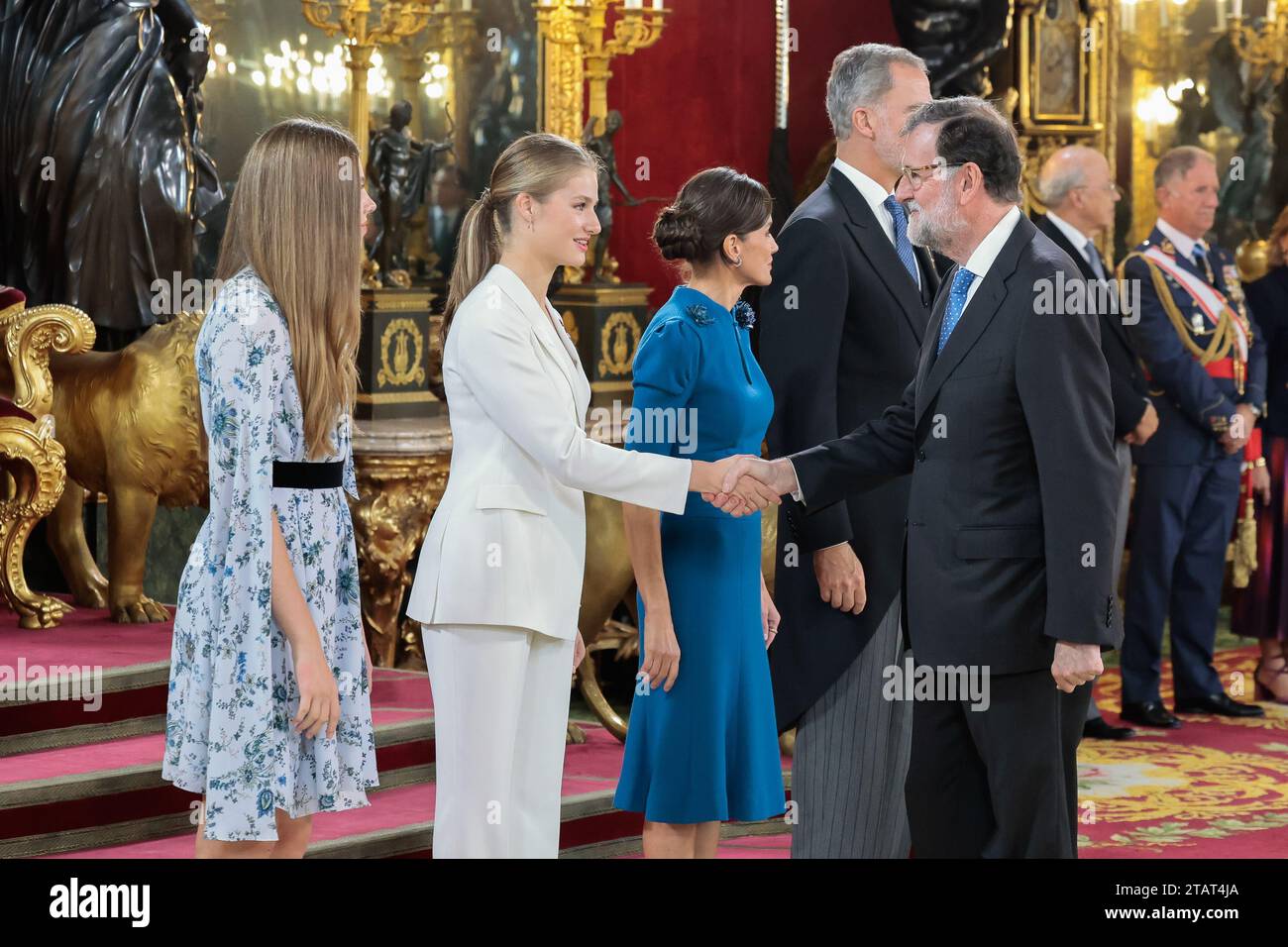 Crown Princess Leonor of Spain for the ceremony of Crown Princess ...