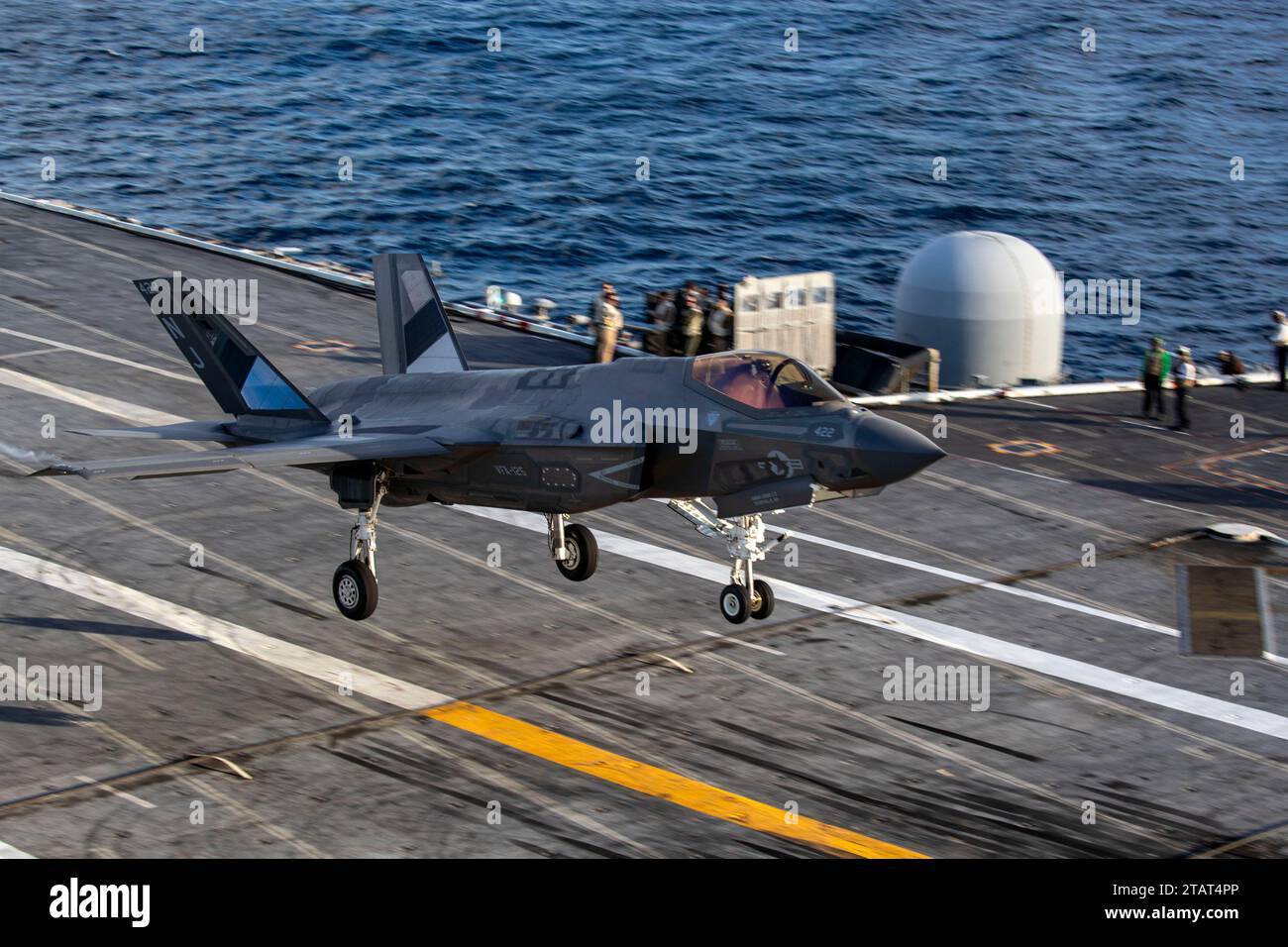 231130-N-ED228-2138 PACIFIC OCEAN (Nov. 30, 2023) An F-35C Lightning II ...