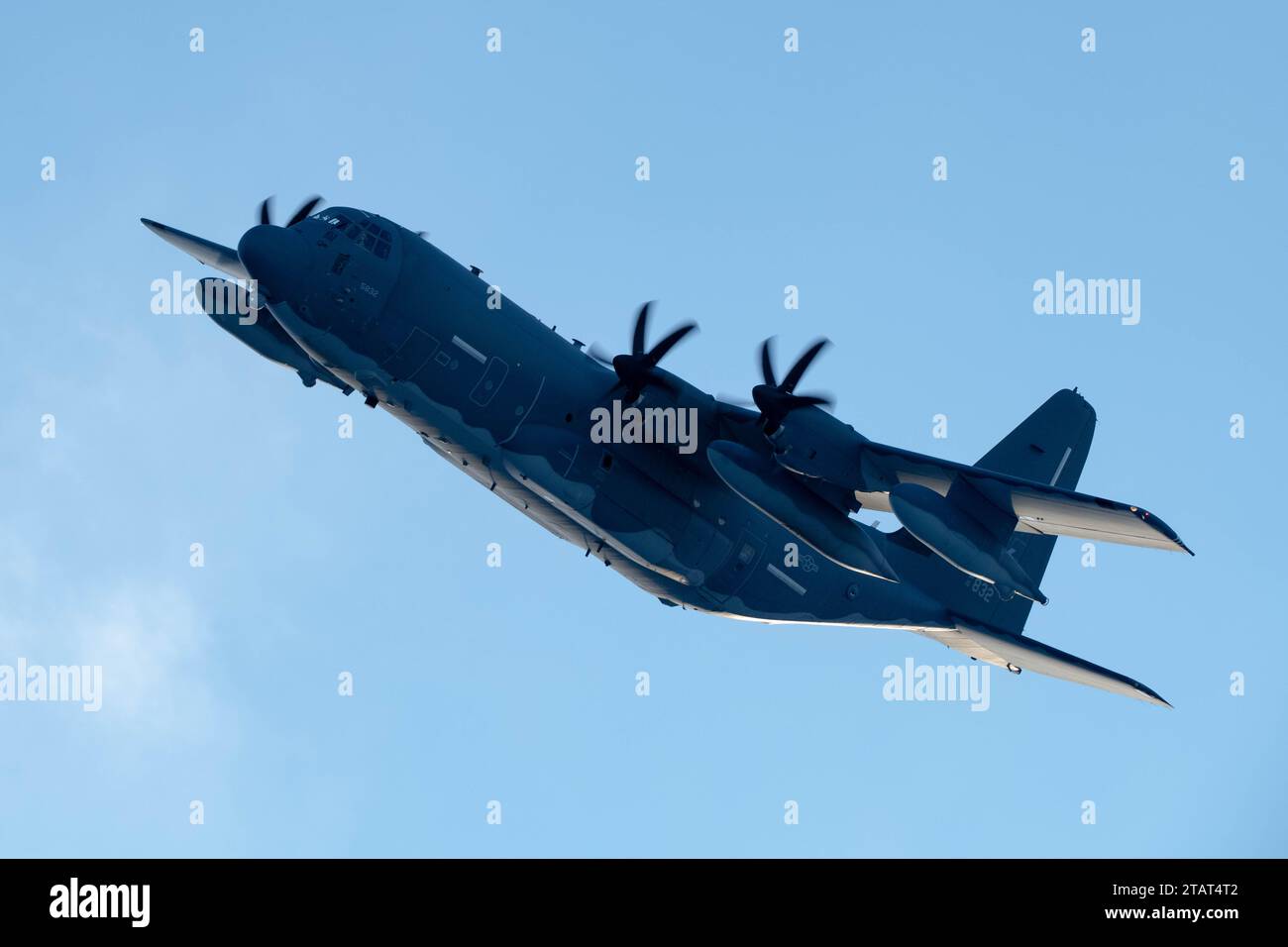 An Alaska Air National Guard HC-130J Combat King II, assigned to the ...