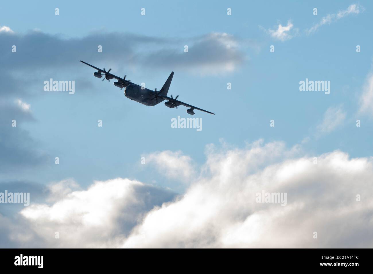 An Alaska Air National Guard HC-130J Combat King II, assigned to the ...