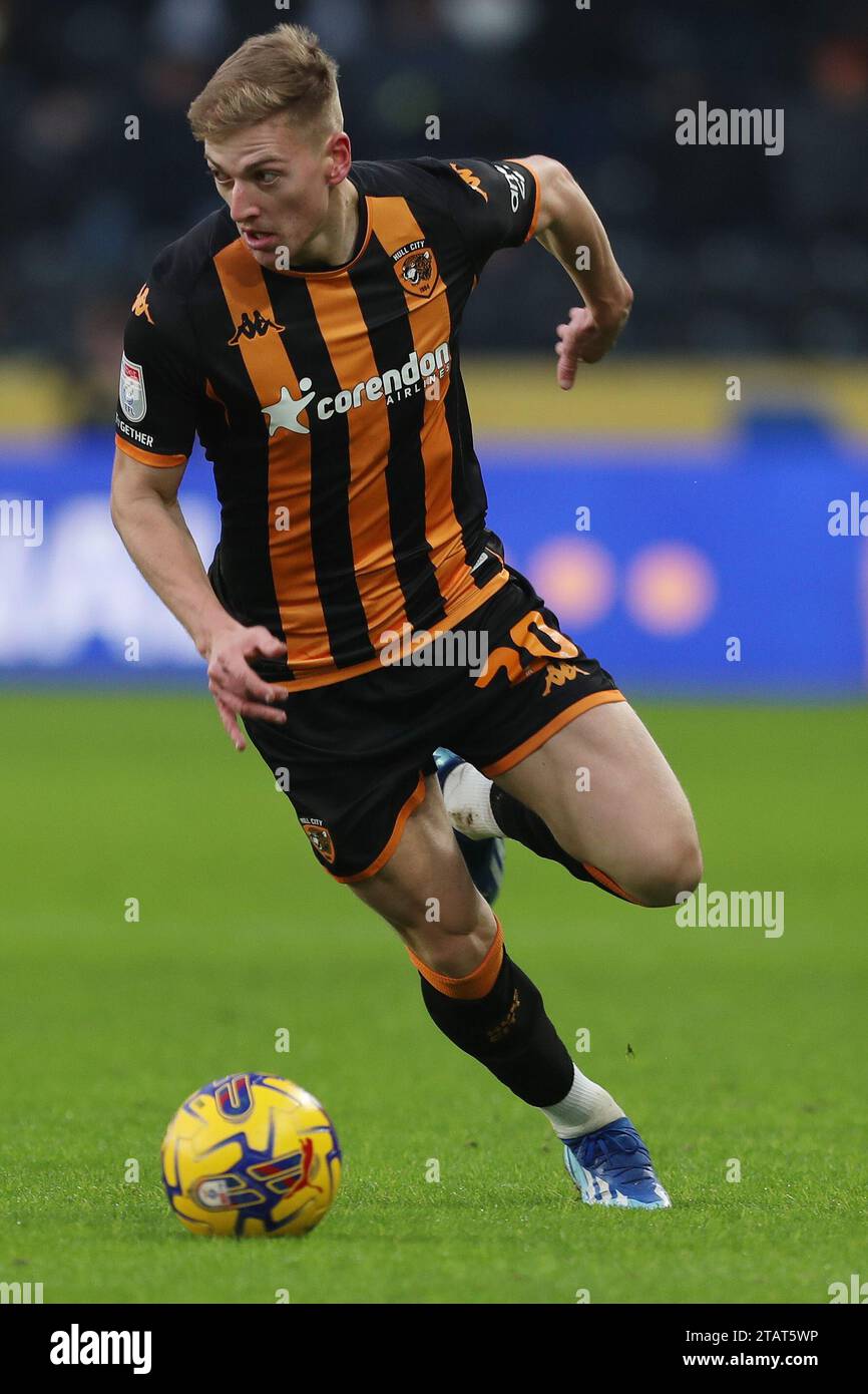 Liam Delap of Hull City during the Sky Bet Championship match between ...