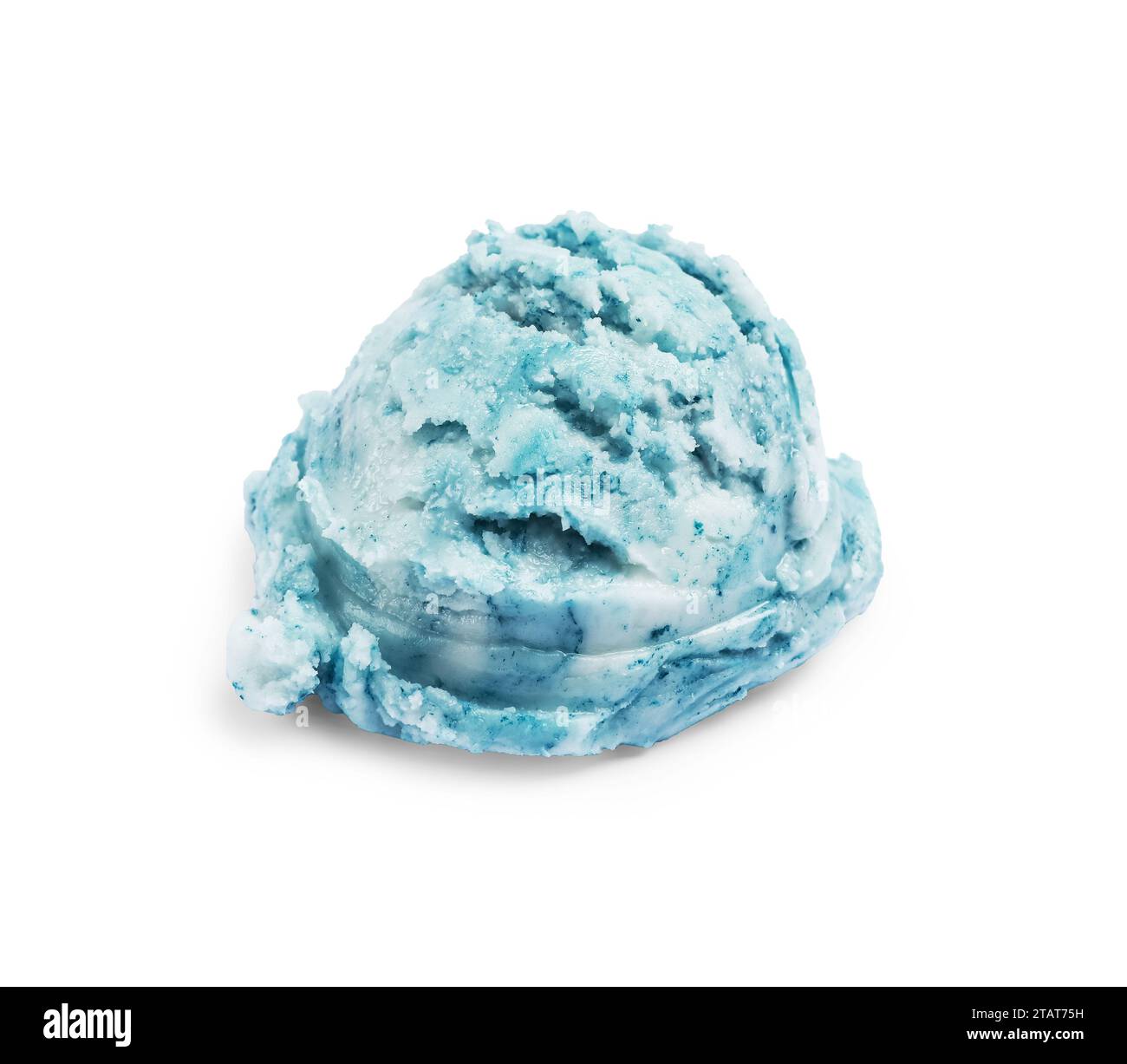 Scoop of tasty ice cream isolated on white Stock Photo - Alamy