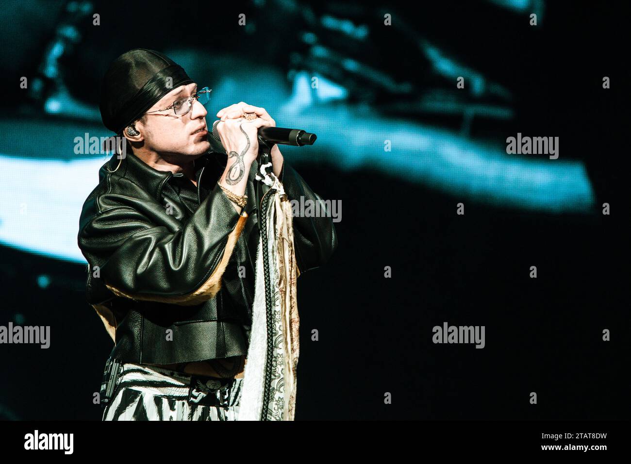 Rome, Italy. 02nd Dec, 2023. Filippo Maria Fanti better known as Irama ...