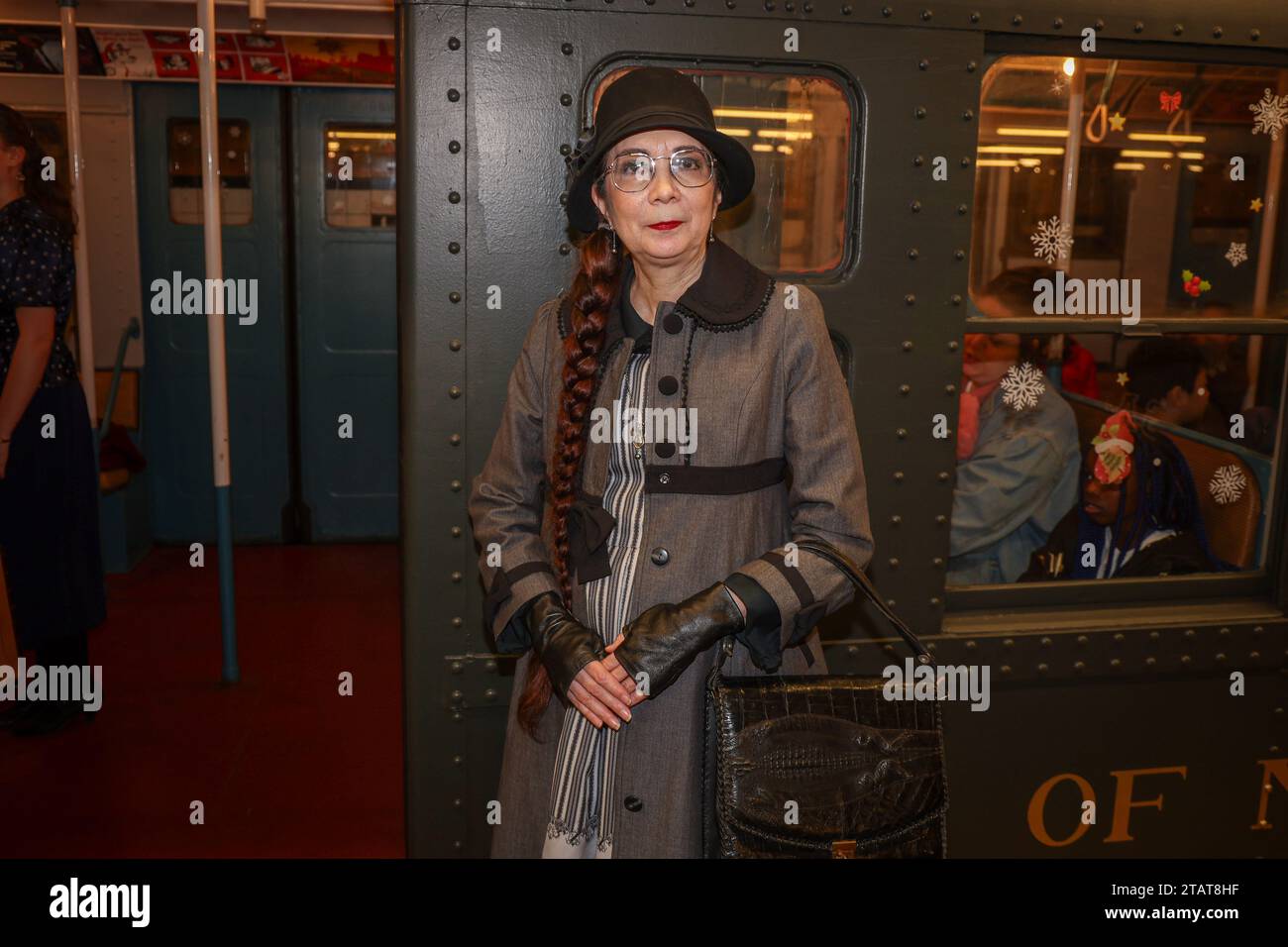 Cosplayer Mary Alice from the Bronx is dressed in vintage clothing ...