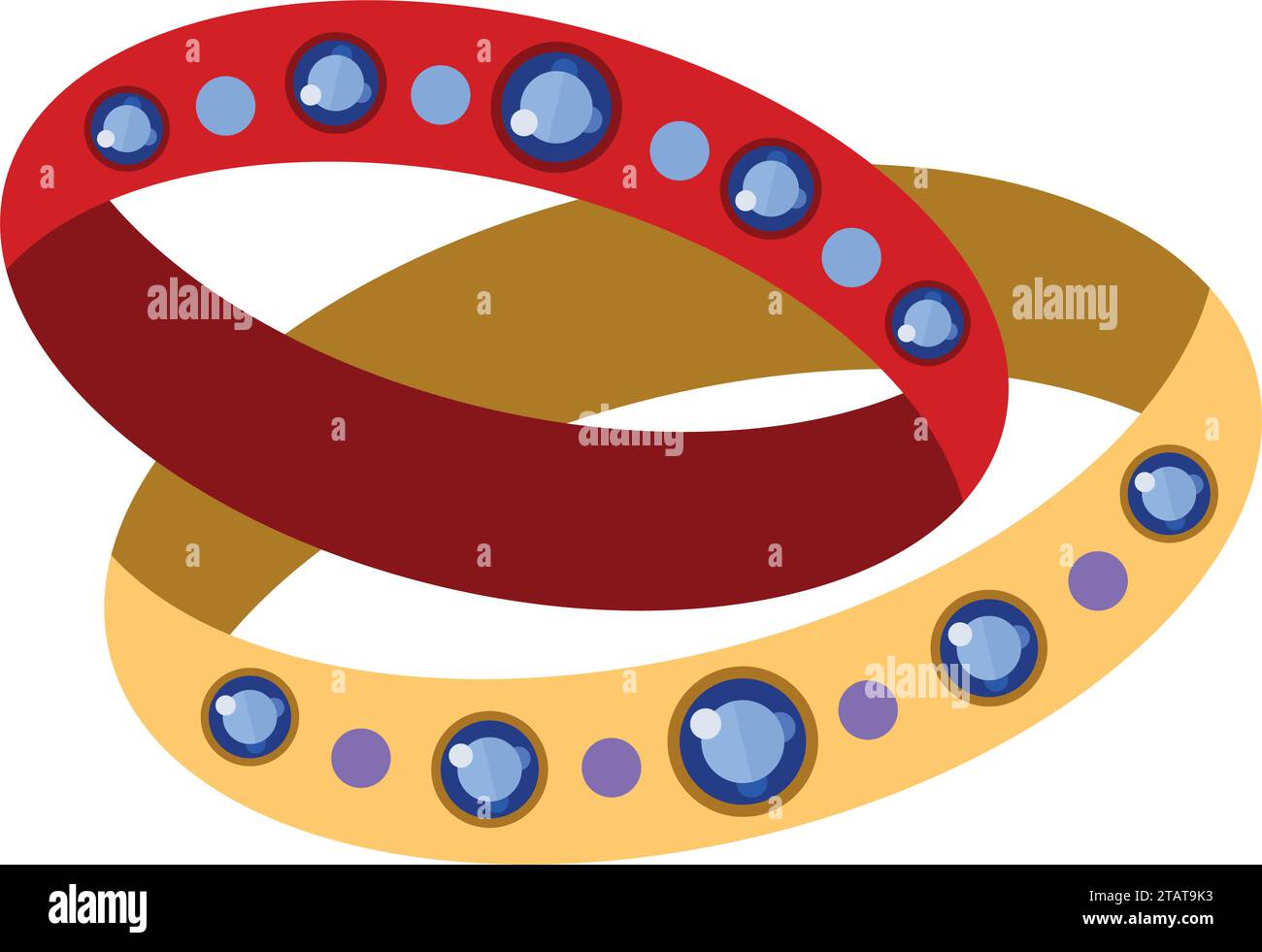 Bracelets With Jems Vector Isolated Stock Vector Image And Art Alamy