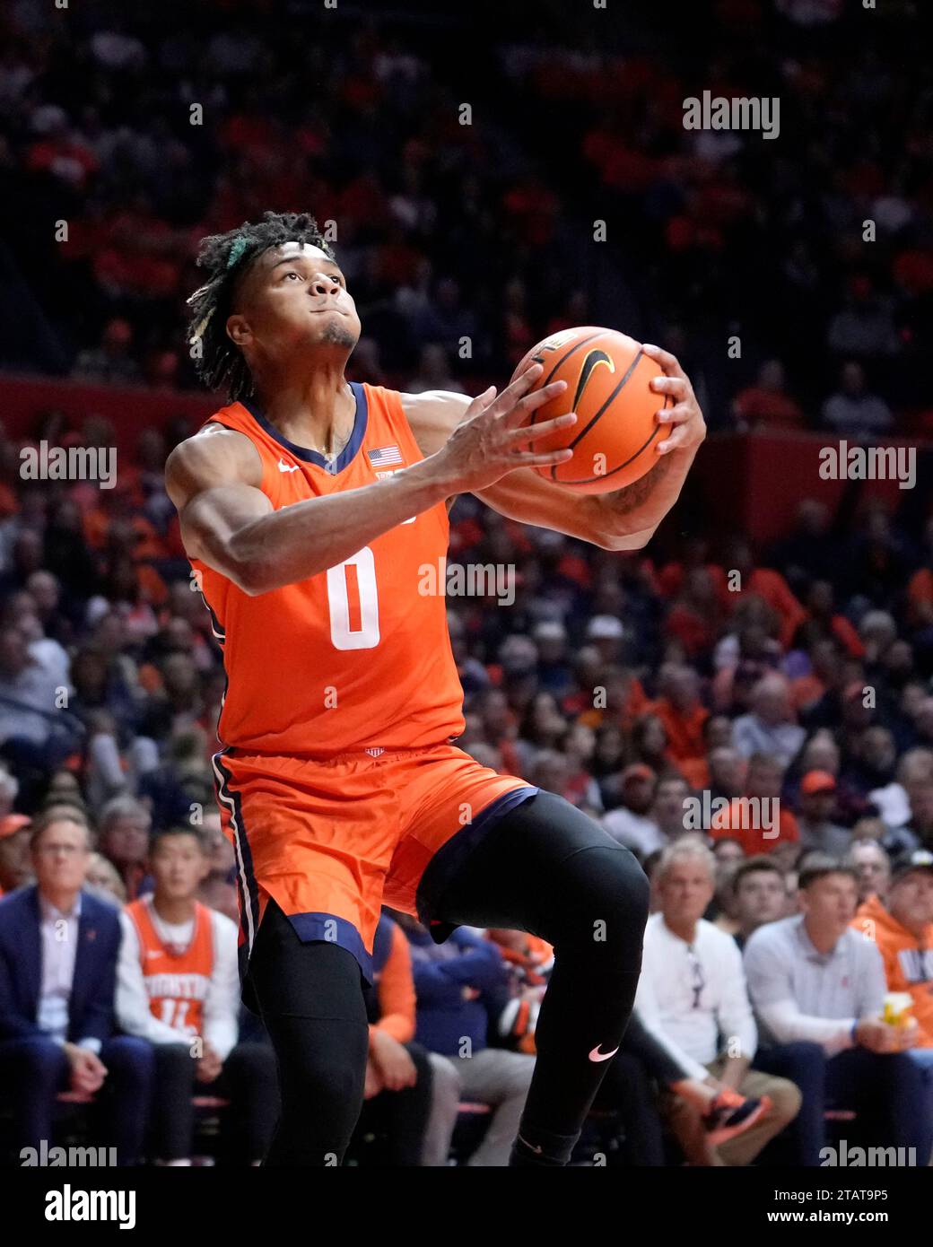 Illinois guard Terrence Shannon Jr. drives to the basket during the ...
