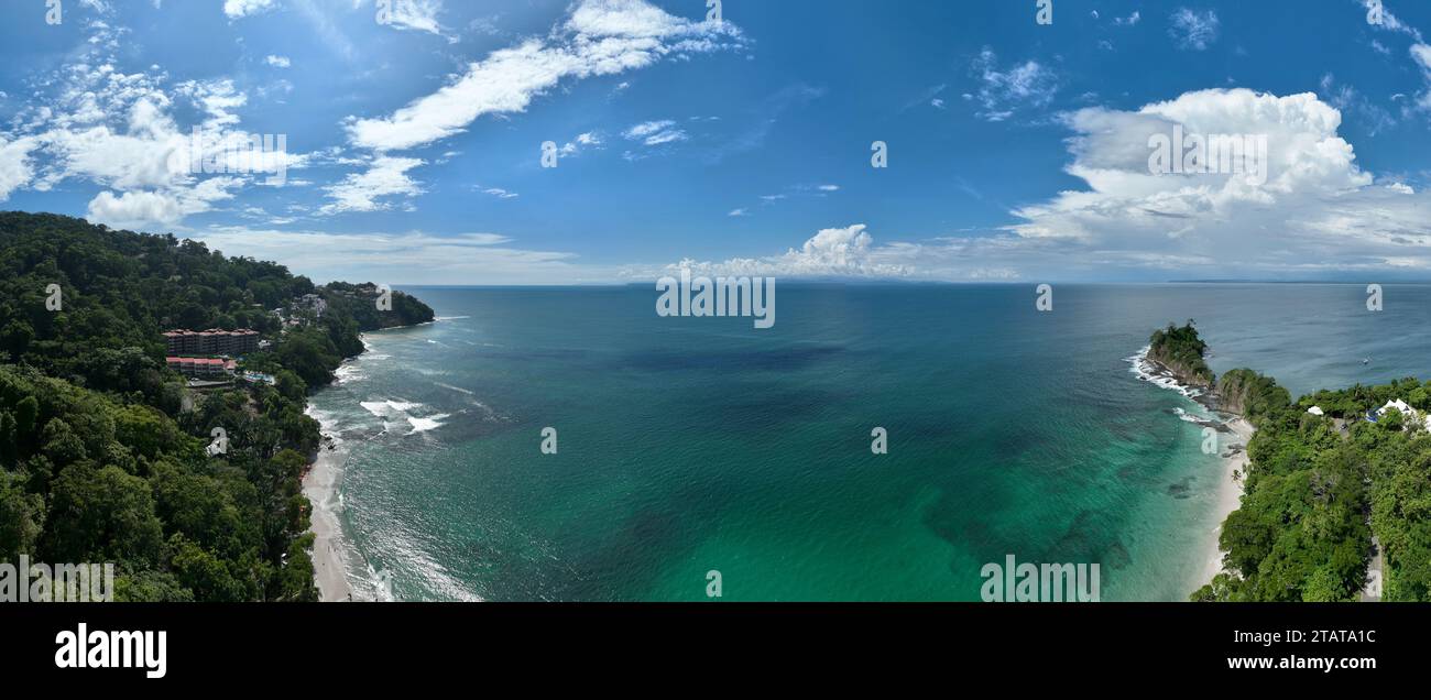 Punta Leona, Costa Rica White Sand and Paradise Beach Stock Photo - Alamy