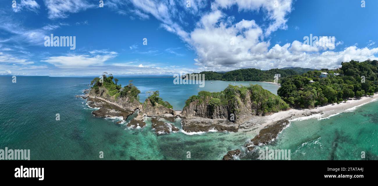Punta Leona, Costa Rica White Sand and Paradise Beach Stock Photo - Alamy