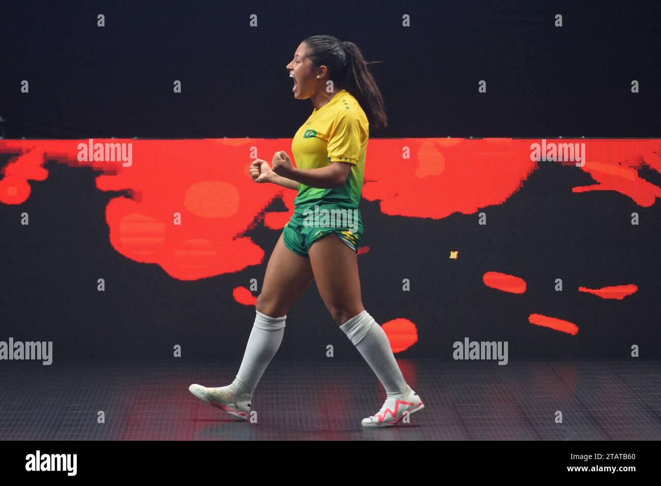 Bangkok, Thailand. 2nd Dec, 2023. Rafaella Fontes Gimenez celebrates ...
