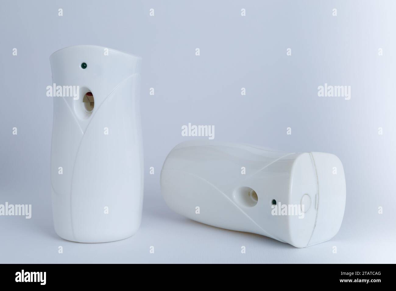 Automatic air freshener isolated on white Stock Photo - Alamy