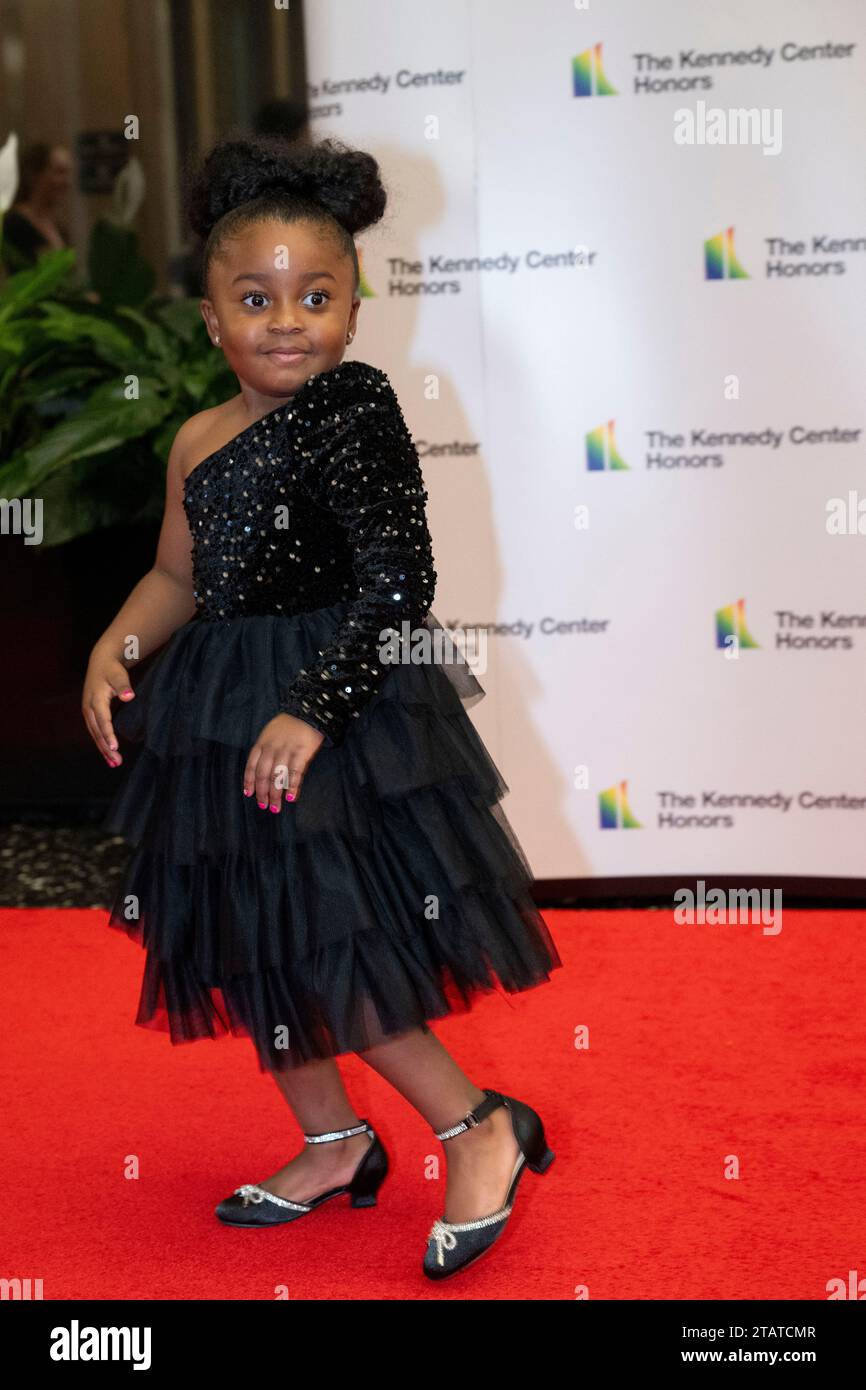 Five-year-old rapper VanVan arrives on the red carpet at the State ...