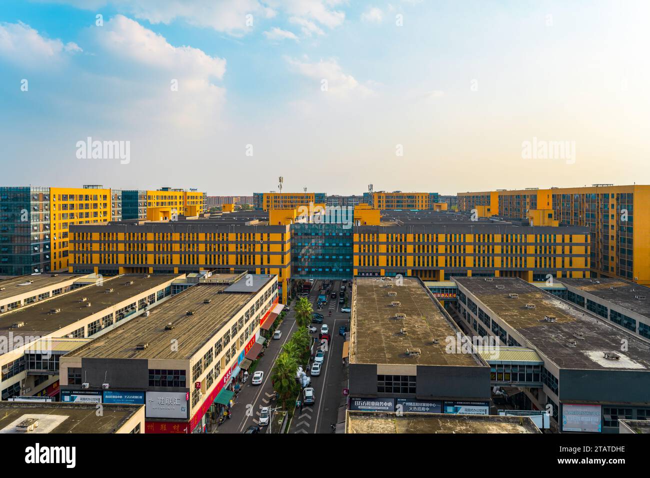 Sunset dusk Chengdu modern city Stock Photo - Alamy