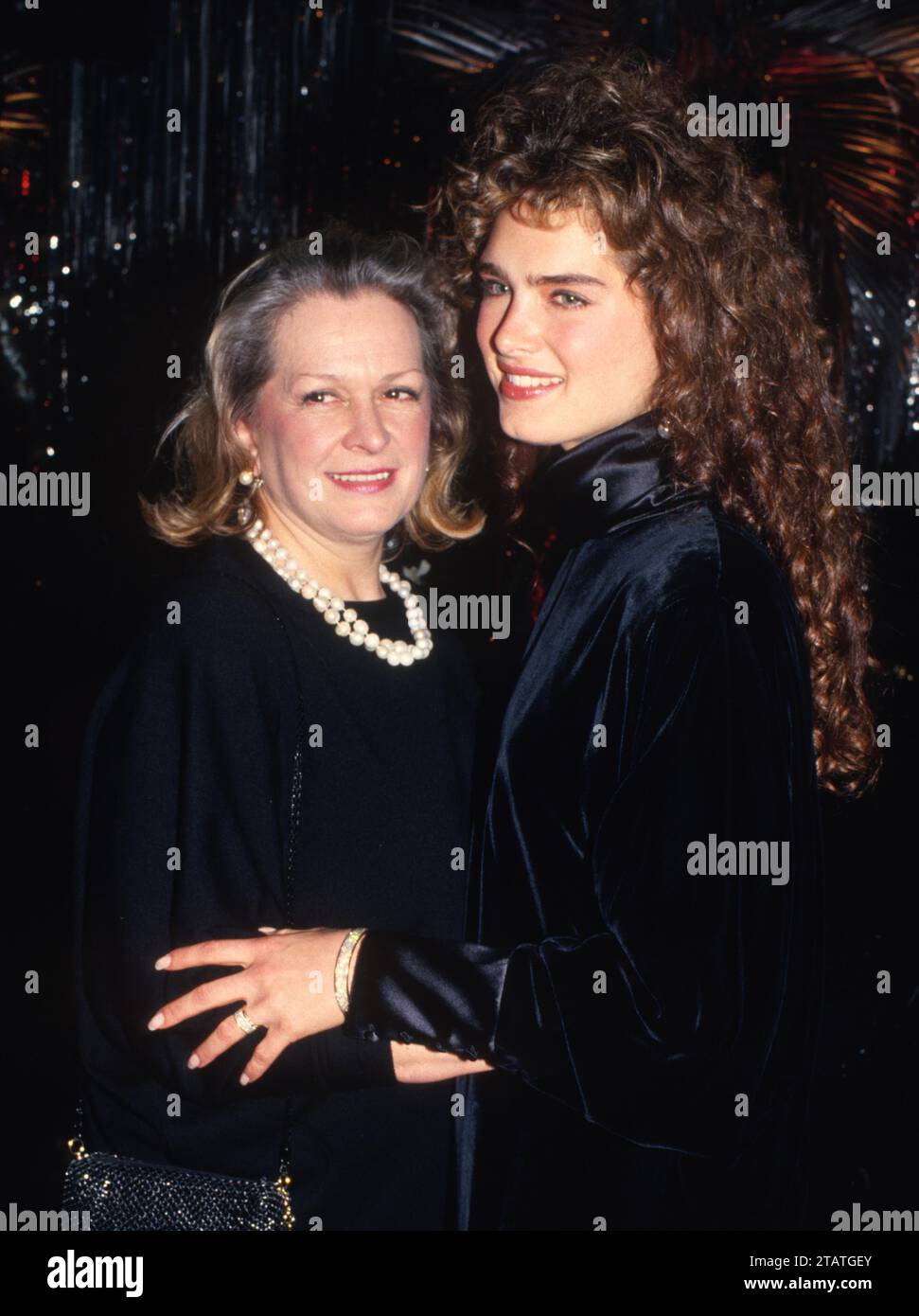 1989Brooke Shields Teri Shields Photo by John Barrett/PHOTOlink ...