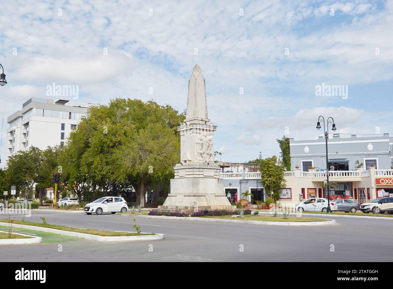 The beautiful architecture of central Merida, the bustling capital of ...