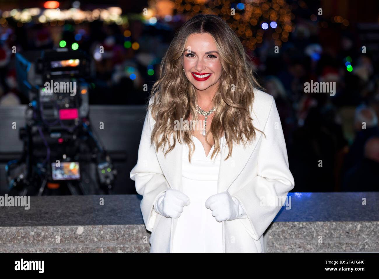 Carly Pearce attends the Rockefeller Center Christmas tree lighting ...