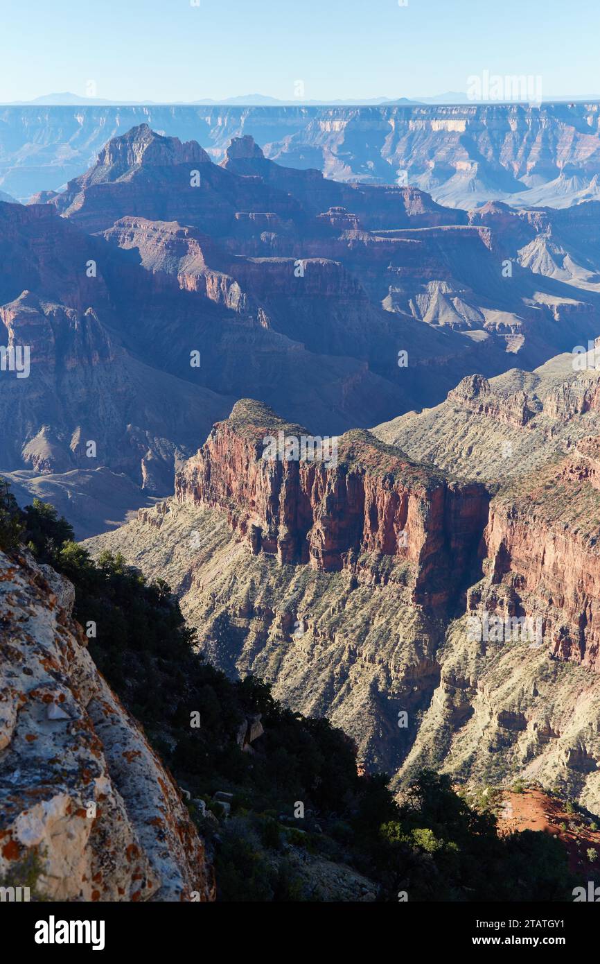 The stunning views of Bright Angel Point at the Grand Canyon North Rim ...