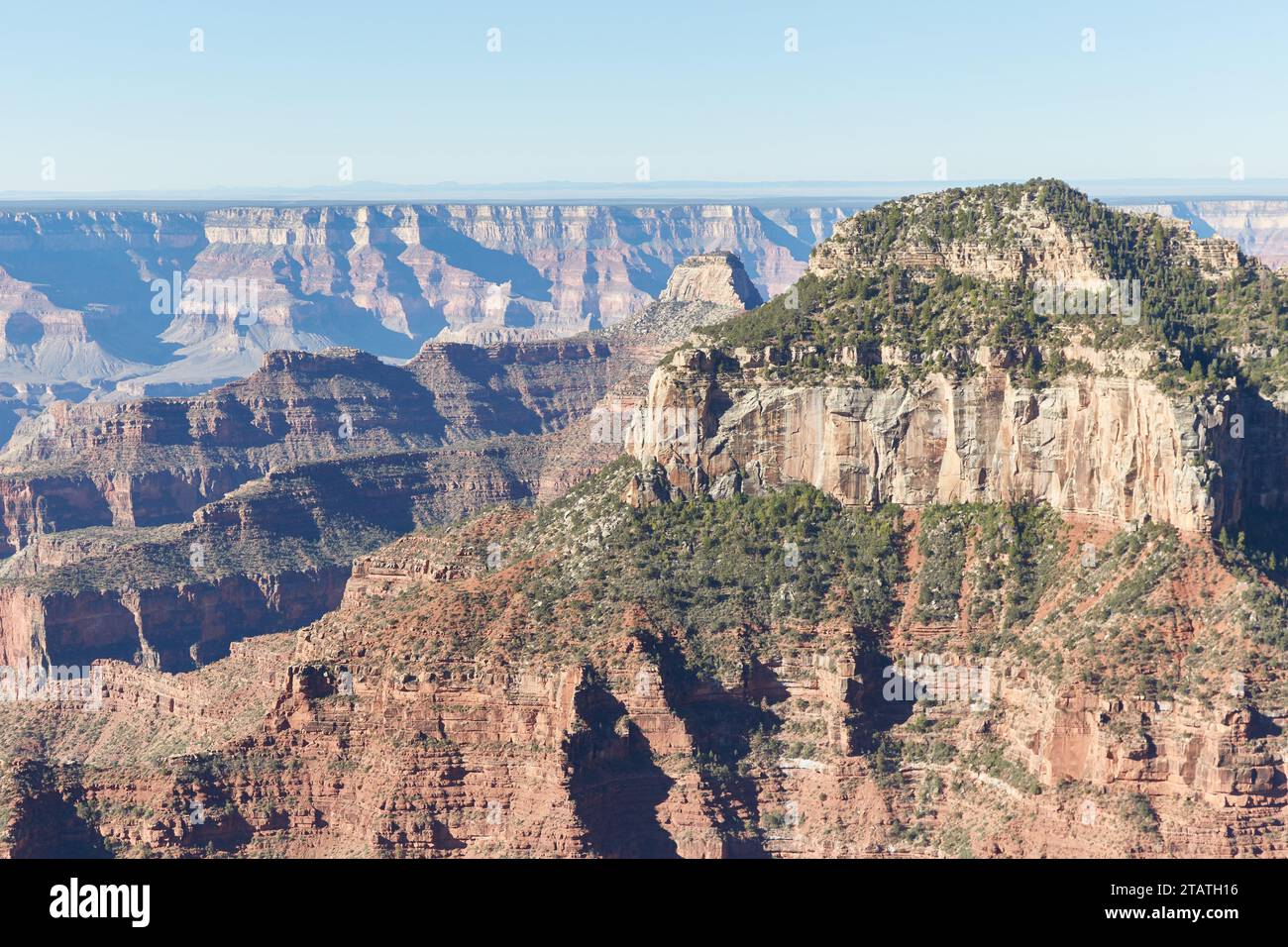 The stunning views of Bright Angel Point at the Grand Canyon North Rim ...