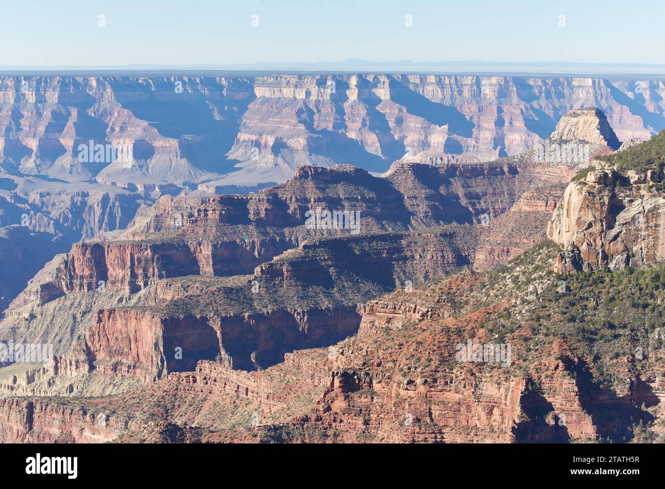 The stunning views of Bright Angel Point at the Grand Canyon North Rim ...
