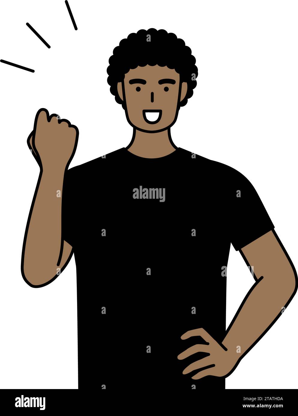 African-American man posing with guts, Vector Illustration Stock Vector ... African-American man posing with guts, Vector Illustration Stock Vector ...