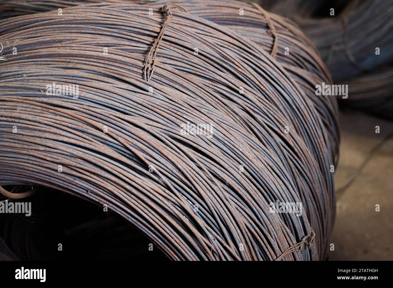 Large coil wire on hi-res stock photography and images - Alamy