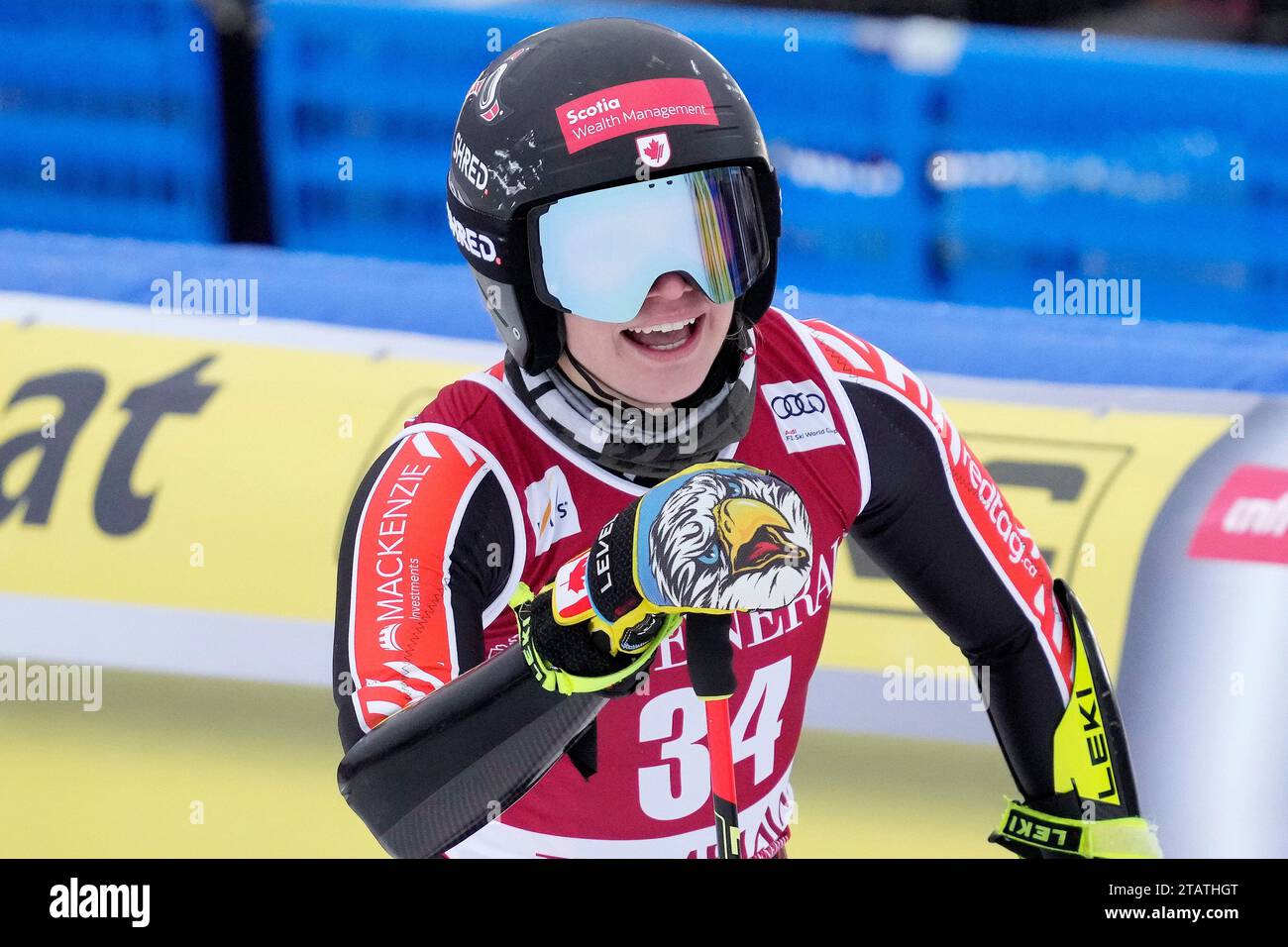 Mont Tremblant, Canada. 02nd Dec, 2023. Cassidy Gray of Canada pumps ...