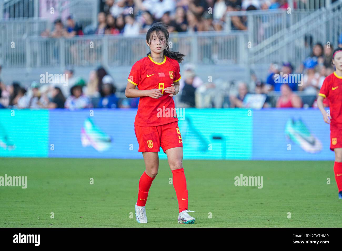 Fort Lauderdale, USA, December 2, 2023, China PR player Shen Mengyu #9 ...