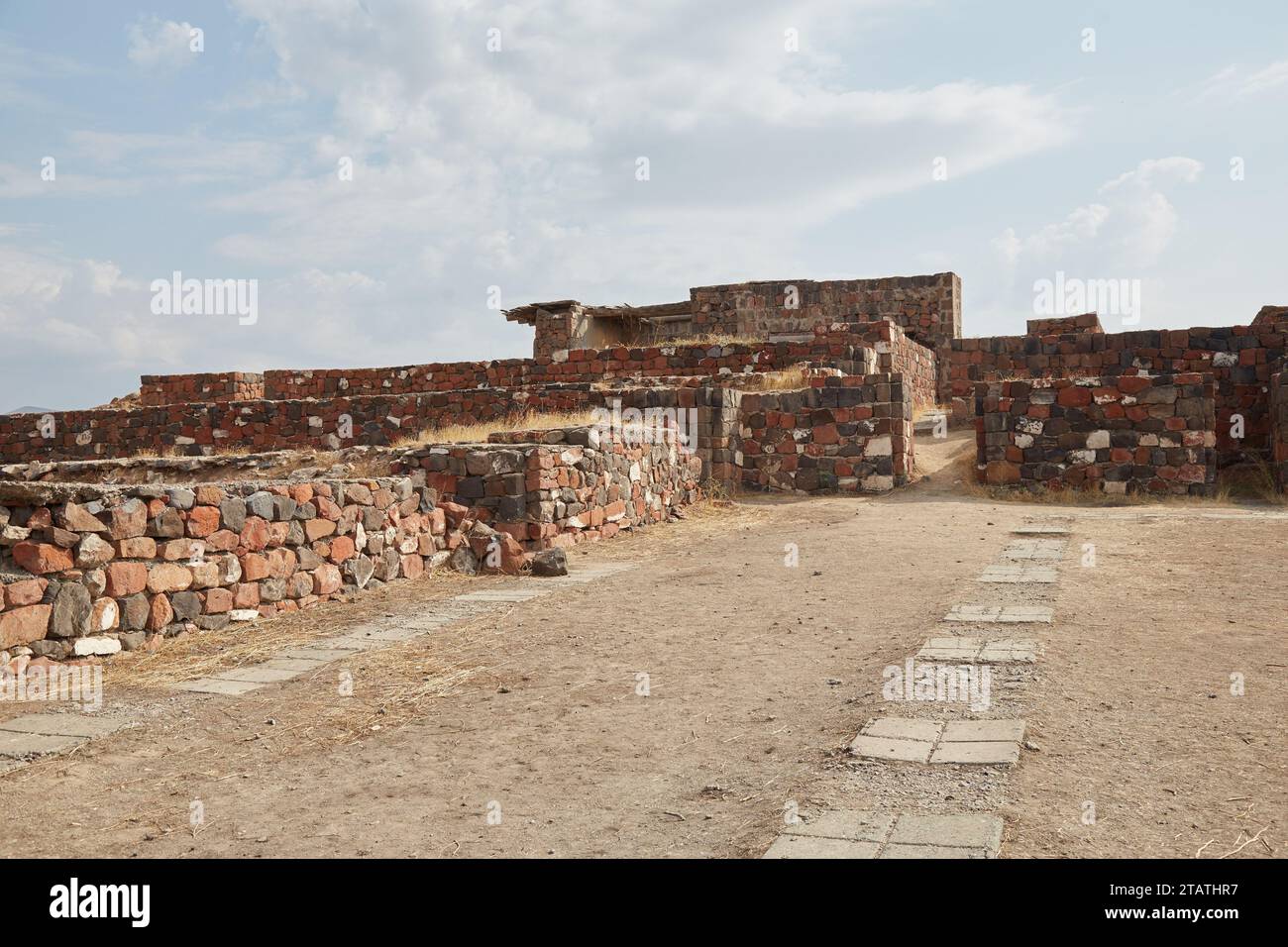 Erebuni Fortress in Yerevan, Aremenia, a former outpost of the Urartu ...