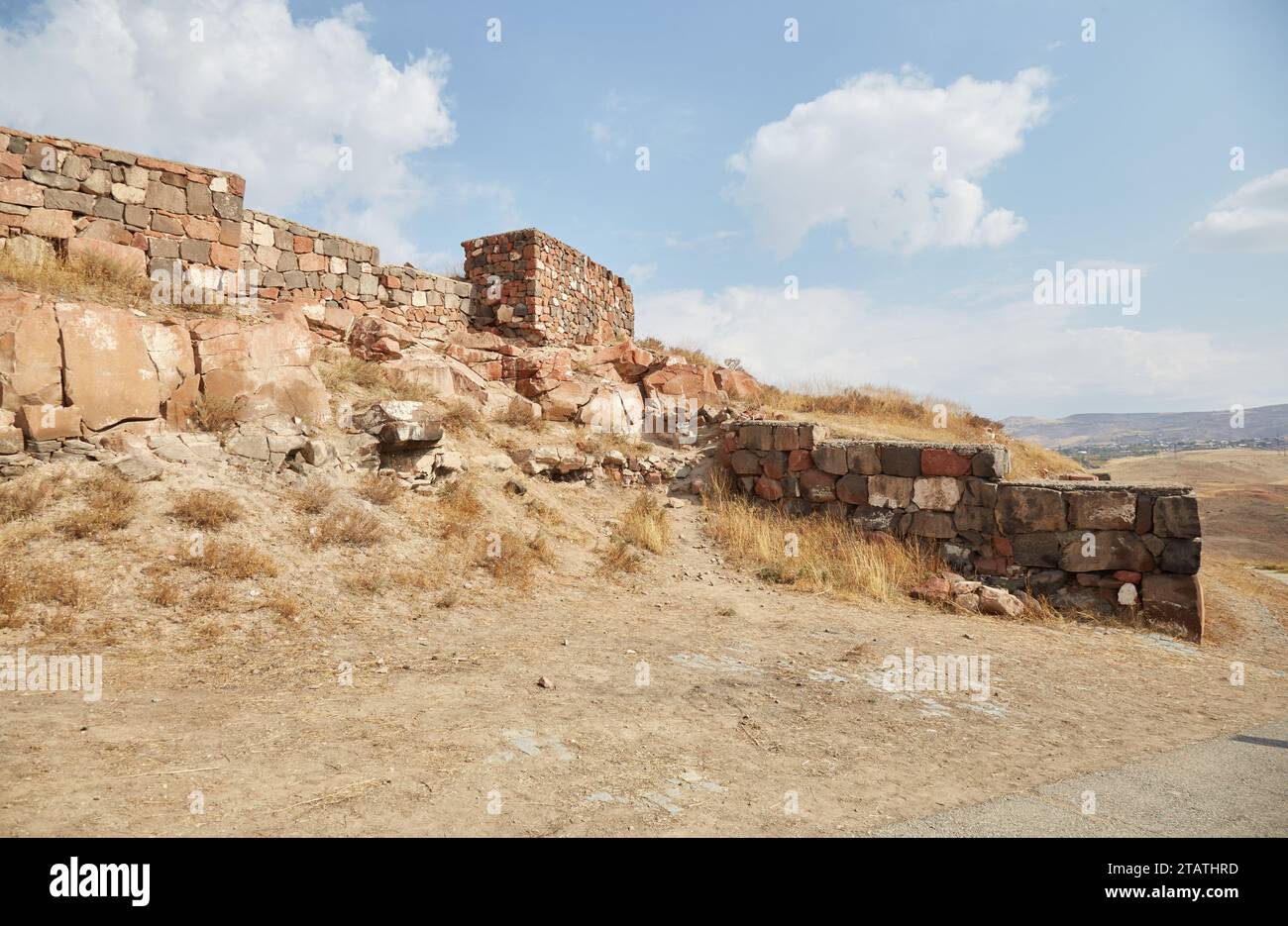 Erebuni Fortress in Yerevan, Aremenia, a former outpost of the Urartu ...