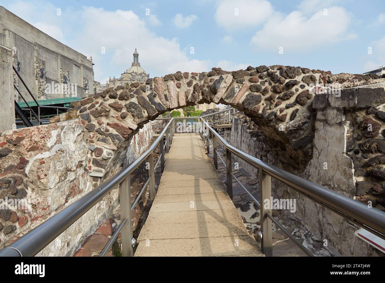 The ruins of Templo Mayor in Mexico City, once home to the most sacred ...