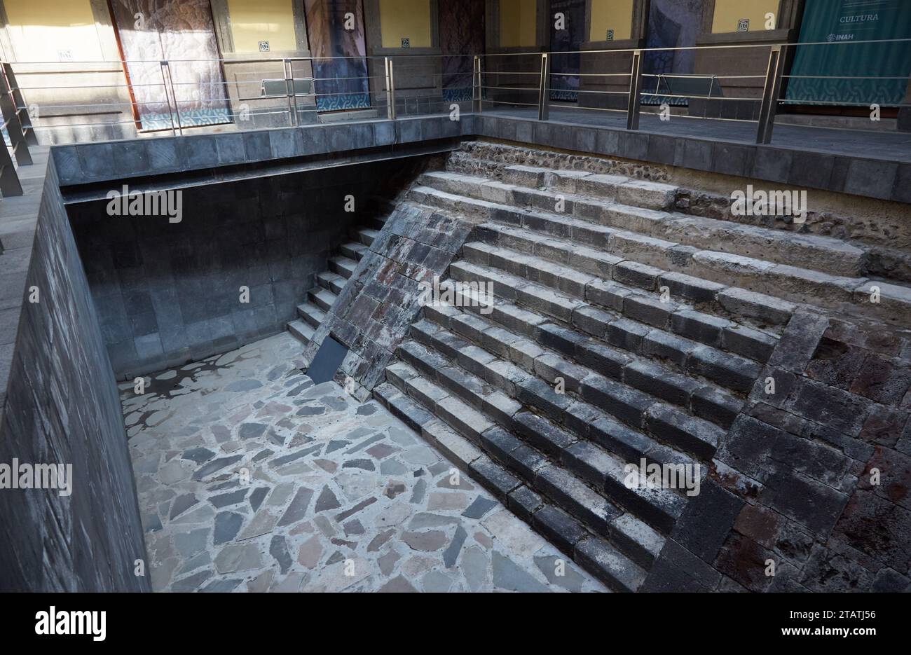 Palacio del Marques del Apatado in Mexico City, home to ancient Aztec ...