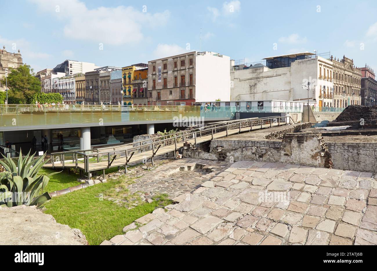 The ruins of Templo Mayor in Mexico City, once home to the most sacred ...