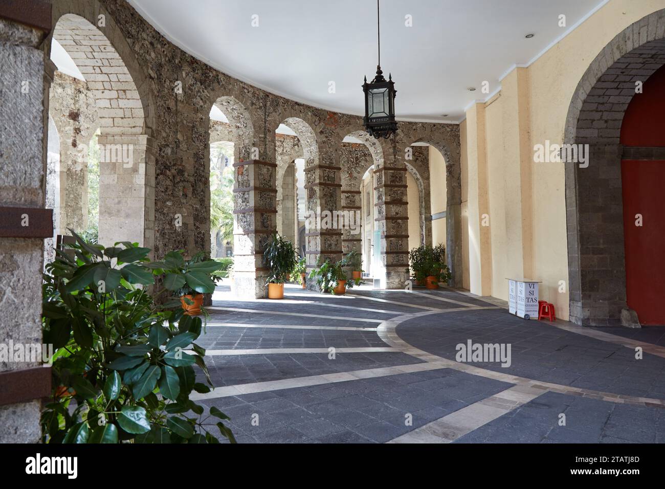Palacio Nacional in Mexico City, built over the former royal palace of ...